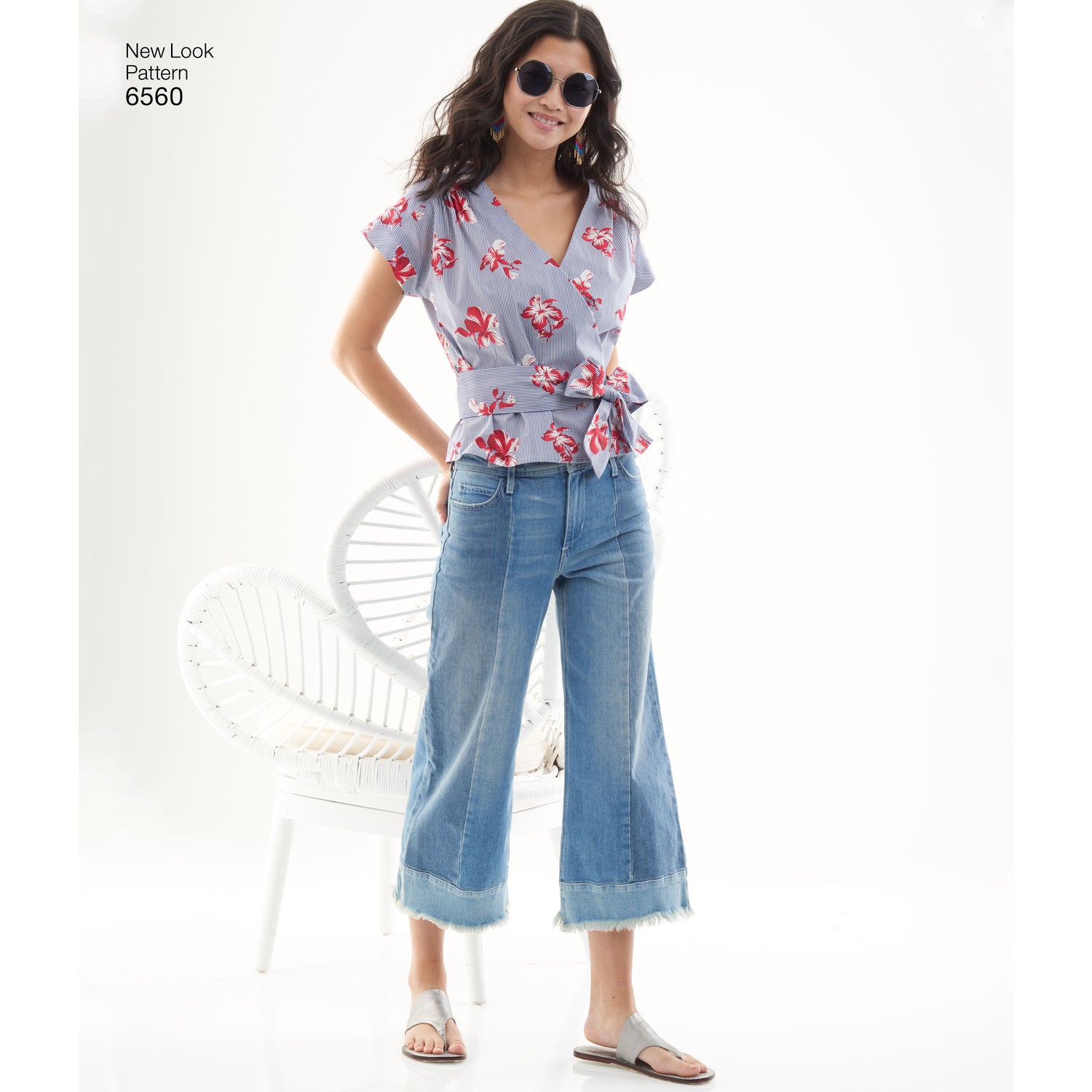 Patron New Look n°6560 - Blouse cache-cœur élégante – Coupons Couture